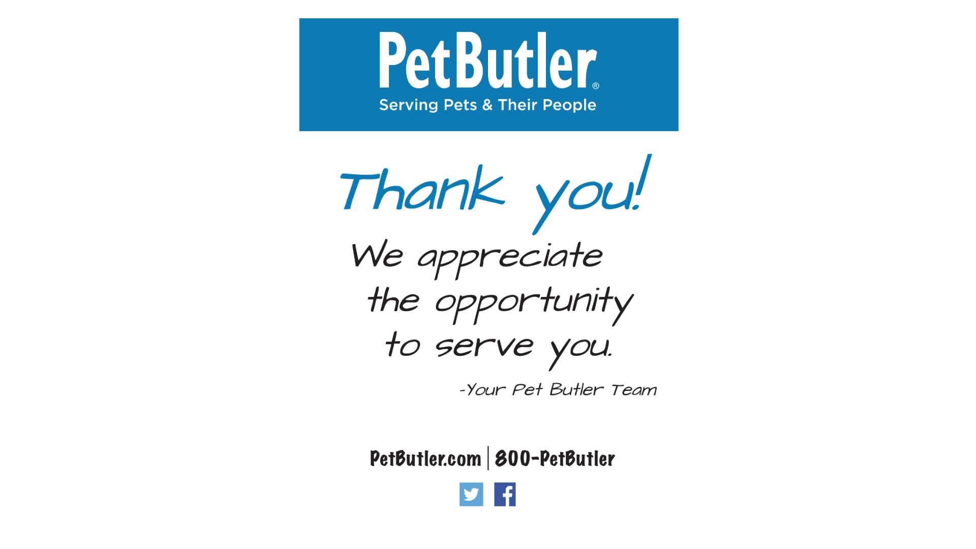 PB Thank You Post it Notes – Pet Butler